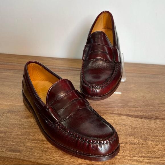 Frye | Shoes | Frye Womans Melissa Lug Heel Oxblood Penny Loafer Preppy ...